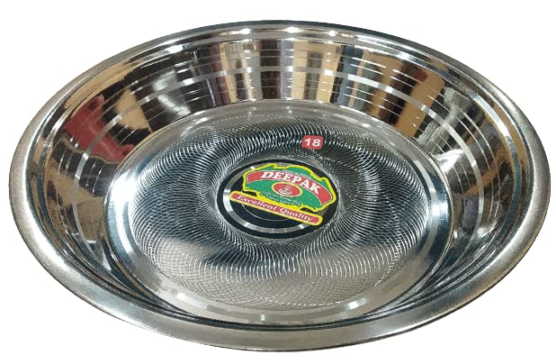 Buy PRAGUN Stainless Steel Parat | Steel Parat for Dough Flour Kneading ...