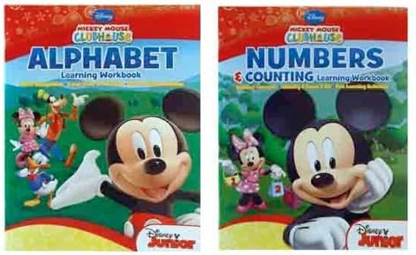 Disney Junior Mickey Mouse Clubhouse Learning Workbooks (Alphabet and ...