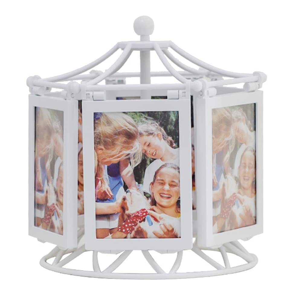 Toyvian Vintage Pictures Rotating Ferris Wheel Picture Frame Music ...