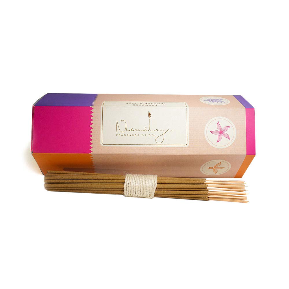 Nirmalaya Premium Natural Incense Sticks Variety Pack of 6 | 100% ...