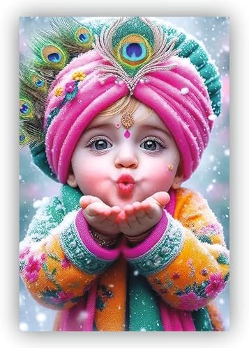 Graphic Word Little Bal Gopal Bal Krishna Laddu Gopal Posters for ...
