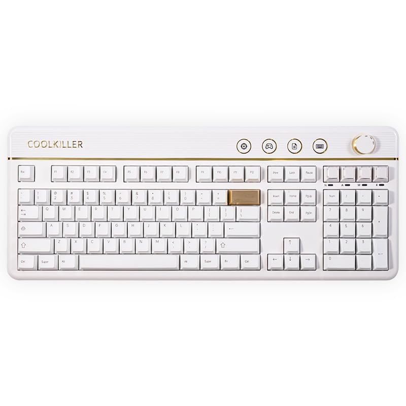 Amazon.com: CoolKiller CK108 Magnetic Switch Keyboard, Hot Swappable Mechanical Keyboards RGB ...