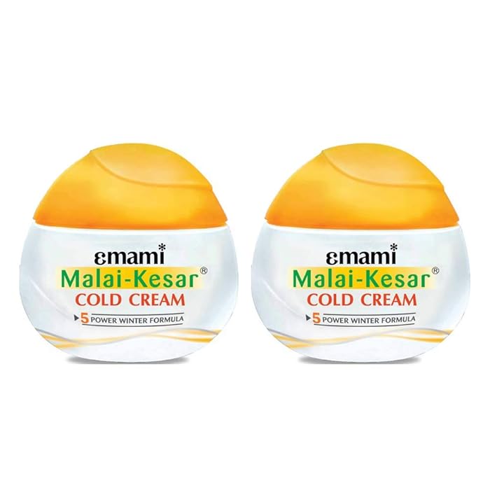 Buy 2 X Emami Malai Kesar Cold Cream With Active Herbs Saffron For ...