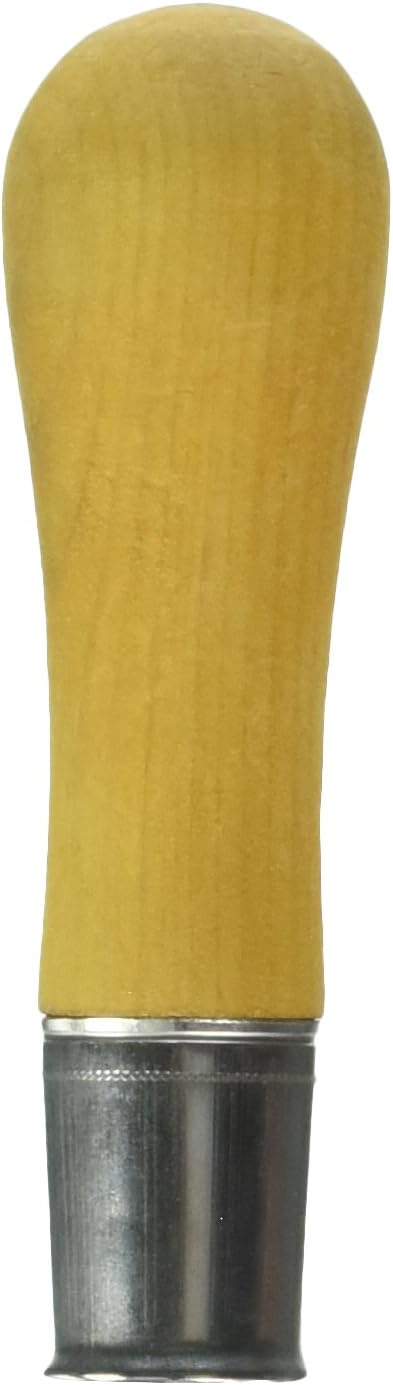 Metal Ferruled Wooden Handles - handle wood w/metal ferrule #00 - File ...