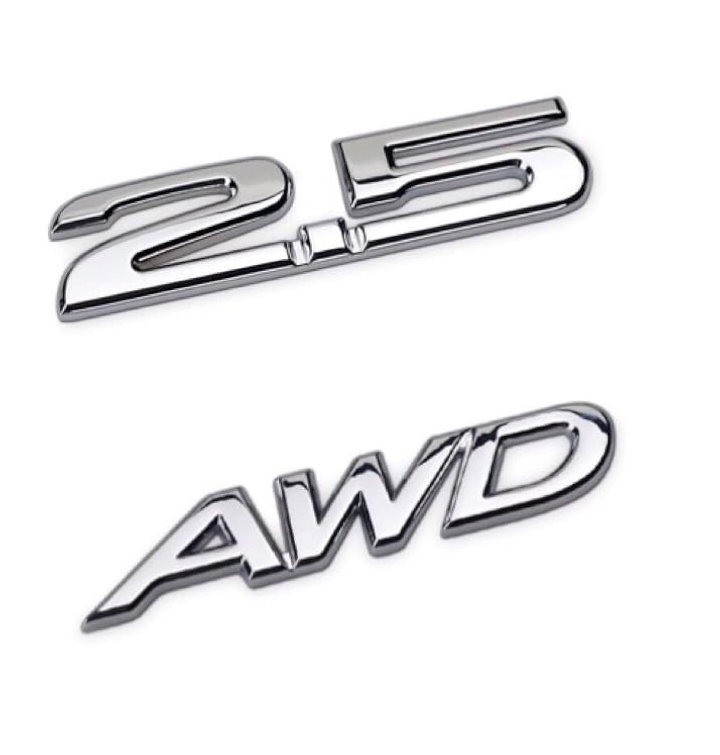 Amazon.com: Set of 2 AWD and 2.5L Logo Emblem Tailgate Side 3D Metal ...