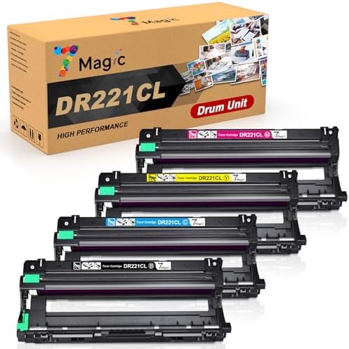 Amazon.com : Brother TN221 4-Color Standard Yield Toner Cartridge and ...