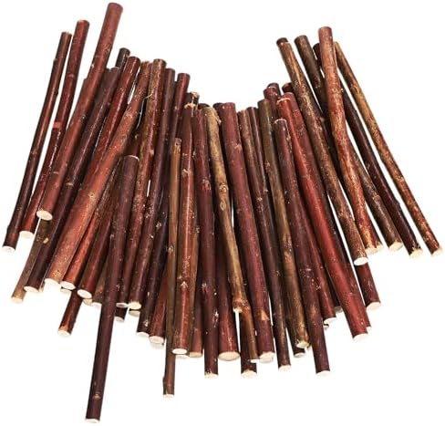 Amazon.com: CYEAH 240 Pcs 6 Inch Long Wood Log Sticks for Crafts, 0.25 ...