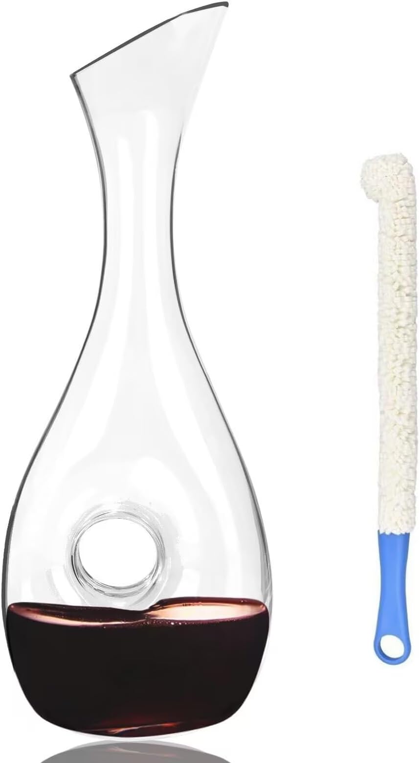 Amazon.com | Finest Amore Wine Decanter - 1200ml Heart Shaped Red Wine ...