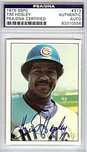 Tim Hosley Authentic Autographed Signed 1975 SSPC Card #313 Chicago ...