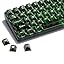 Amazon.com: HITIME XVX Clear keycaps, Black Transparent Keycaps 60 65 ...