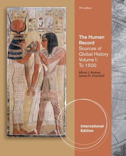 HUMAN RECORD SOURCES OF GLOBAL HISTORY, VOL 1 TO 1500 7TH ED. : Andrea ...