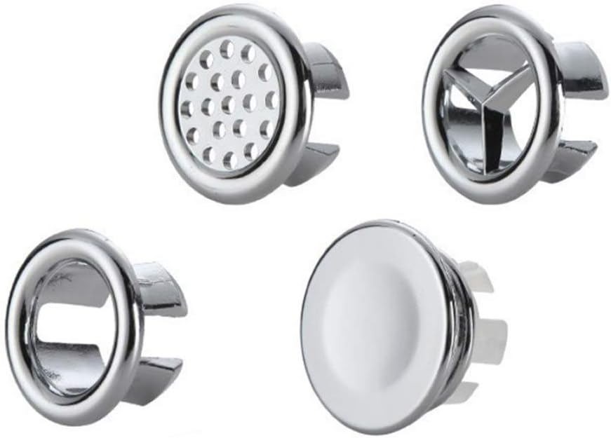 Sqxaldm Overflow Ring Round Overflow Cover Insert Sink Overflow Ring ...