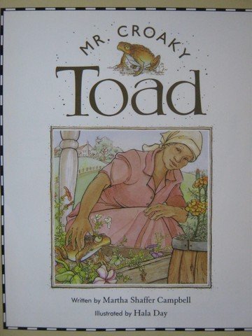 Mr. Croaky Toad (Waterford Institute Read-Along 25b): Martha Shaffer ...