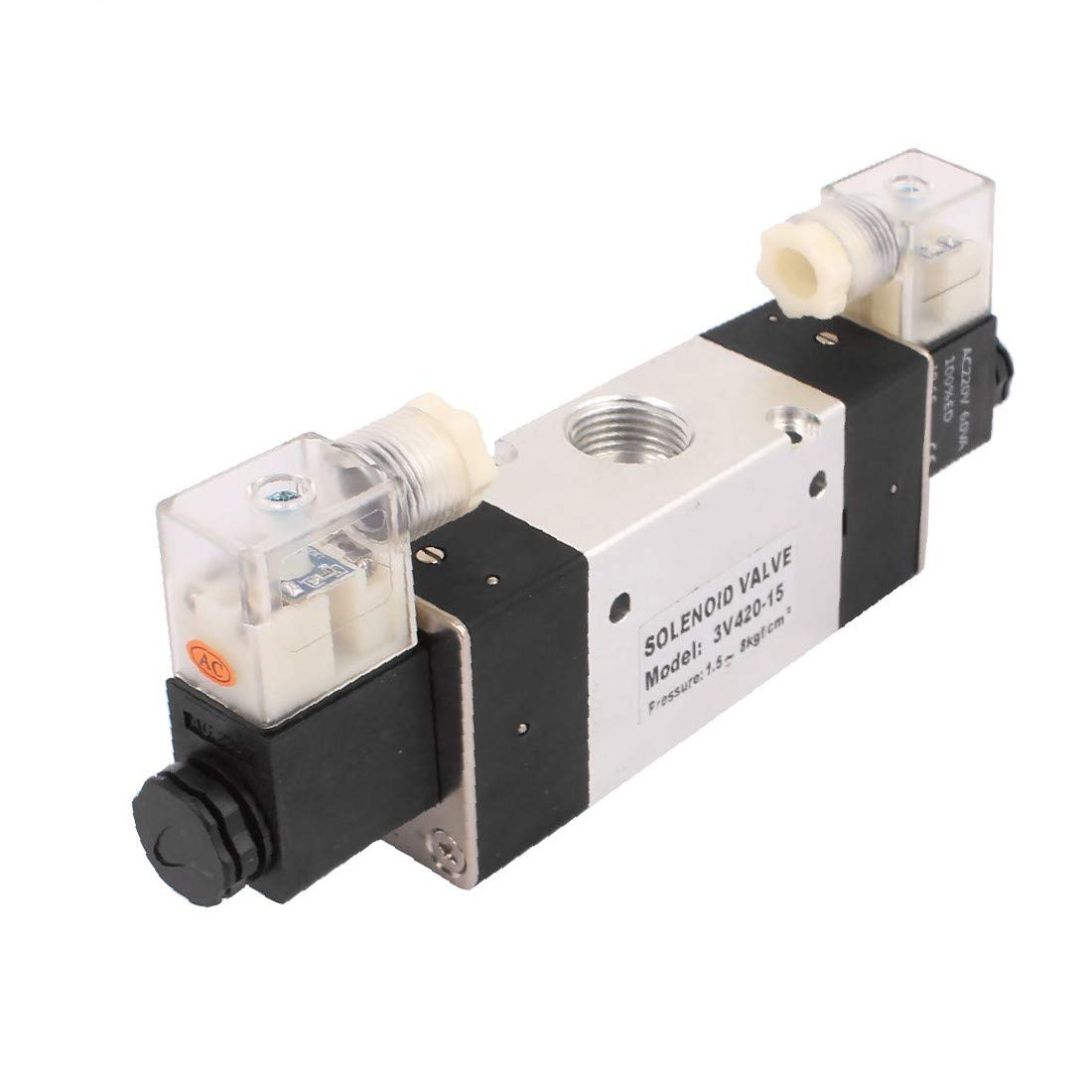 Buy X-DREE 3V420-15 AC 220V 2 Position 3 Way RC1/2 Neutral Air Selector ...