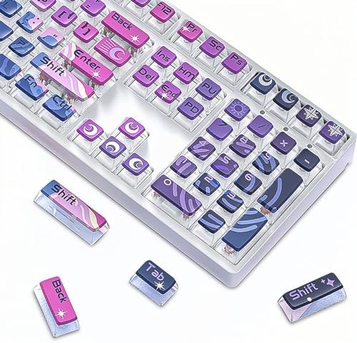 Amazon.com: ZMX Pudding Keycaps Set,Double Shot PBT Dye-Sub Custom ...