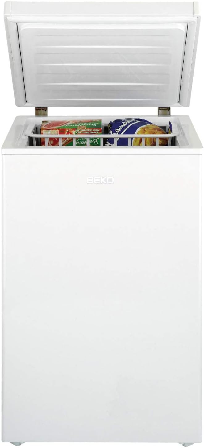 Beko 104 Litre Freestanding Small Chest Freezer - White : Amazon.co.uk ...