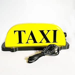 Amazon.com: Rechargeable LED Car Top Light Yellow Shell Dome Light With ...