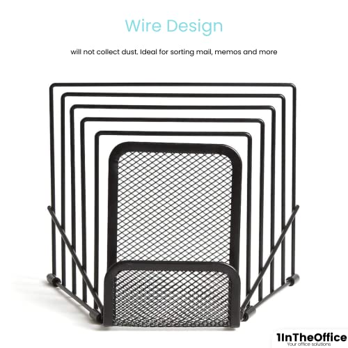 Snapklik.com : 1InTheOffice Metal Incline Desktop File Sorter