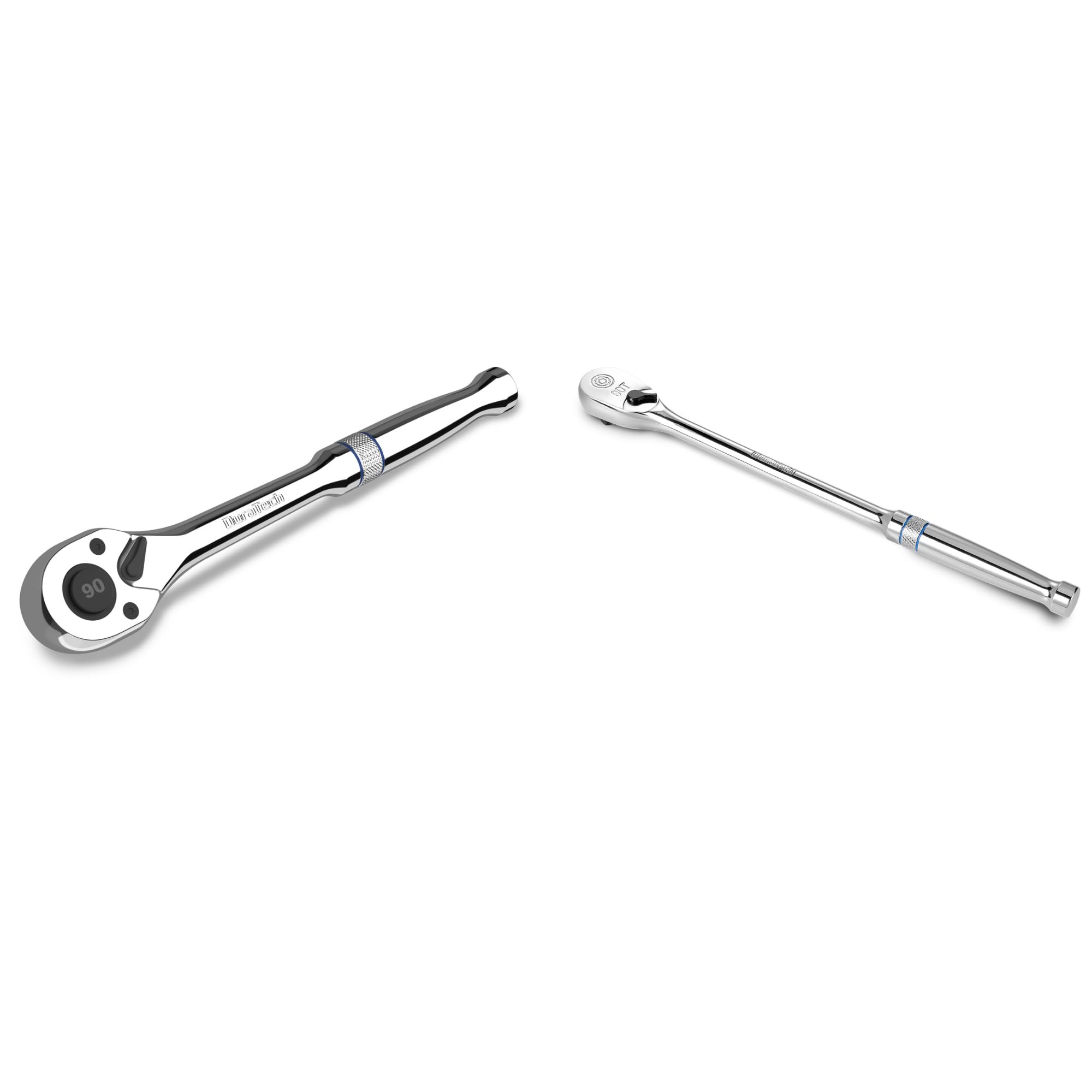 DURATECH 90-Tooth 1/2-Inch Drive Ratchet Dust Proof Extra Long Handle 3 ...