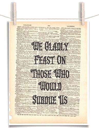 Amazon.com: Addams Family Credo 8.5 x 11 Vintage Dictionary Page ...