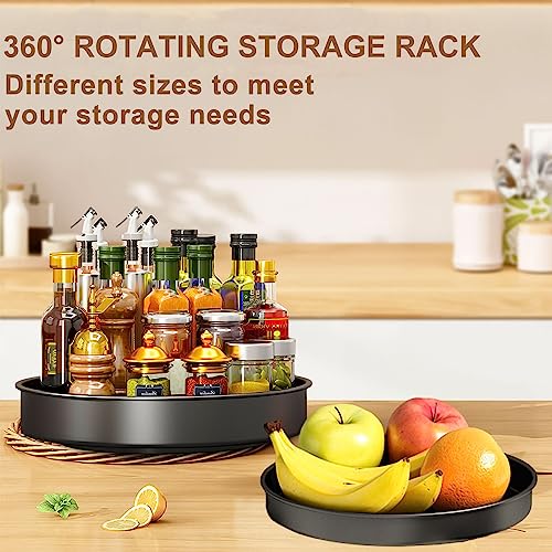 Rotating Plate, Turntable Organiser, Spice Rack, Rotatable for Kitchen ...