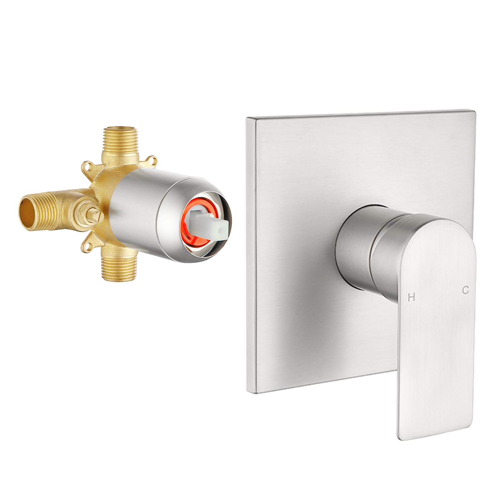 2 Function Shower Valve Kit Single-Handle Shower Valve and Trim Kit ...