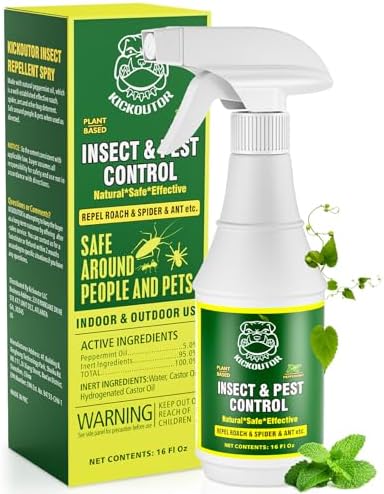Amazon.com: Mighty Mint 16 oz Peppermint Oil Insect & Pest Spray - for ...