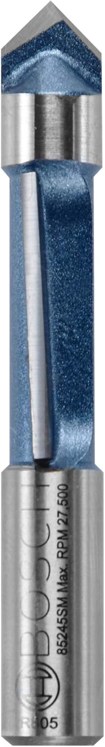 BOSCH 85245SMC 3/8 in. x 1 in. Carbide-Tipped Single-Flute Shear Angle ...