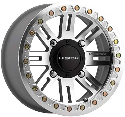 Amazon.com: Vision 356 Manx 2 Beadlock ATV/UTV 15x7 4x136 +13mm As Cast ...