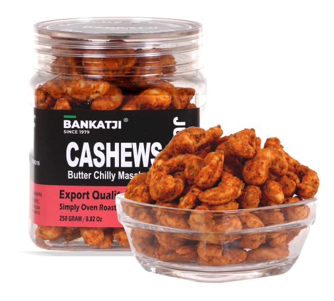 BANKATJI 100% Natural & Crunchy Oven Roasted Whole Cashews, Nutritious & Delicious Nuts Butter ...