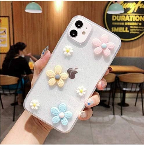 MIDOS Silicone Iphone 12 Transparent 3D Flower Girls Back Cover For ...