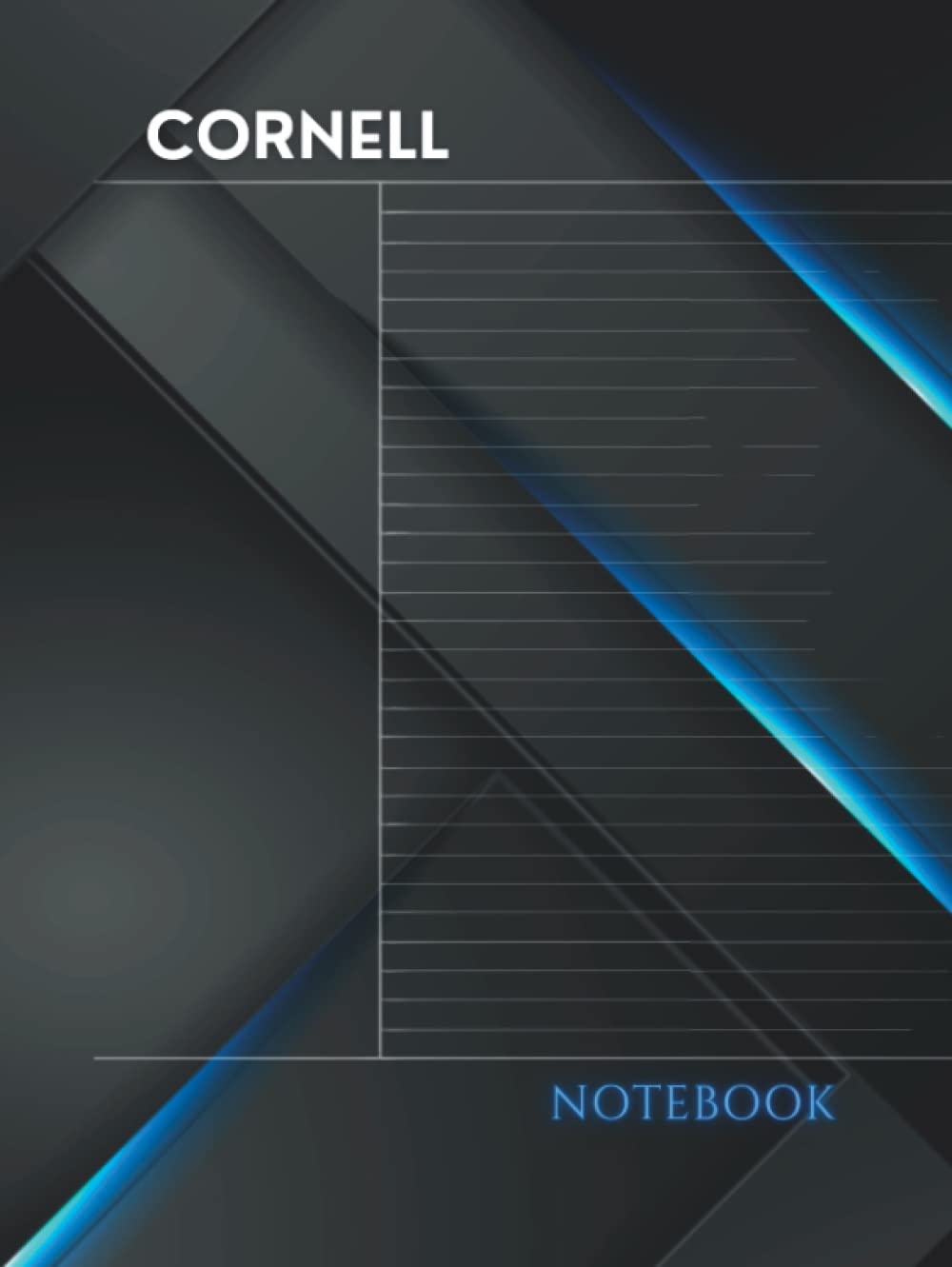 Cornell Notebook: Black Notebook for Cornell Method of Taking Notes ...