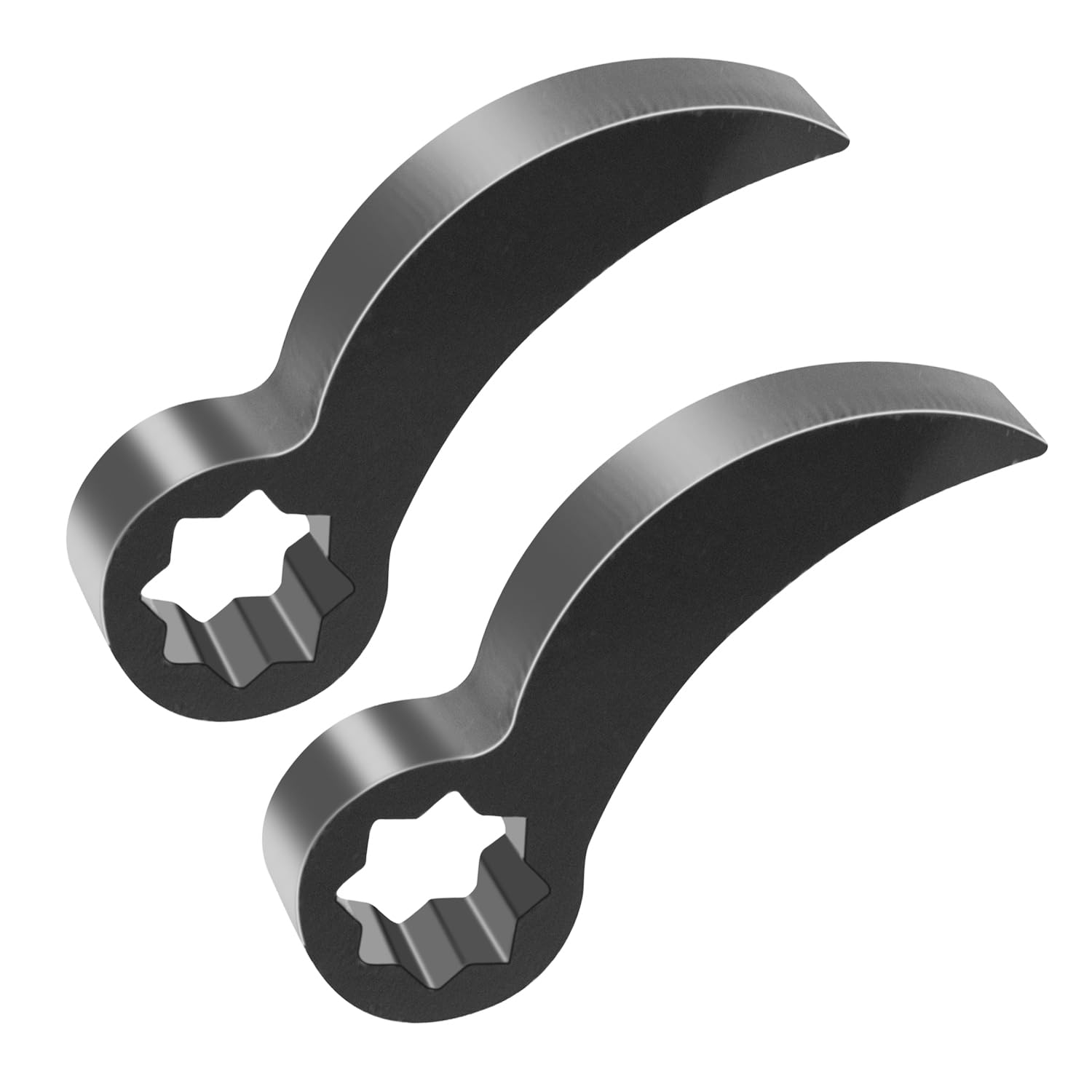 Intotal 2pcs Pry Bar Wrench Adaptor Head Tools,Crowbar Adapter Head ...