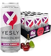 Amazon.com: Yesly Functional Water, Black Cherry, Naturally Flavored ...