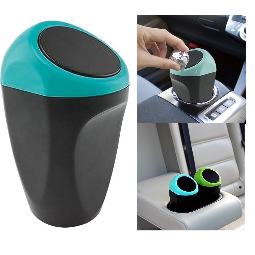 SARTE Car Mini Dustbin With Lid Perfect For Car Trash Bin And Dustbin ...