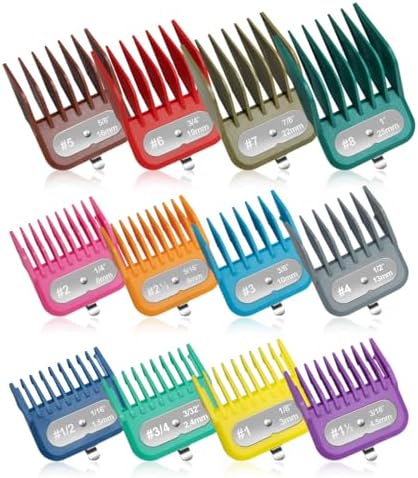 Amazon.com: Clipper Guards Set Fits for Most Wahl Clippers and Babyliss ...