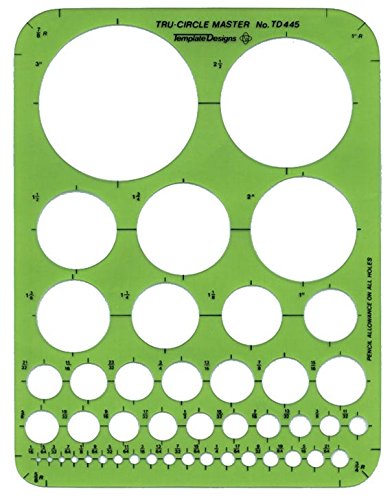 Snapklik.com : TD445, Circle Guide Template, Drawing And Drafting Tool ...