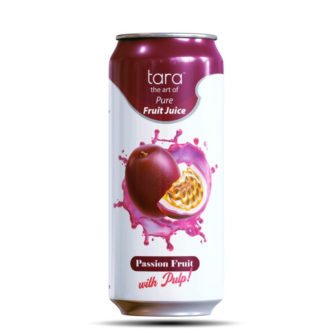 Buy Tara The Art Of Pure Passion Fruit Juice | With Pulp | No Added Sugar | 16.9 fl.oz (12 Pack ...