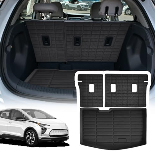 Amazon.com: YEBOOCA Trunk Mats Backrest Mats for Chevrolet Bolt EV 2017 ...