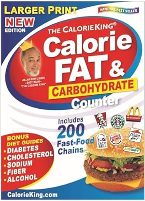 CalorieKing 2023 Larger Print Calorie, Fat & Carbohydrate Counter ...