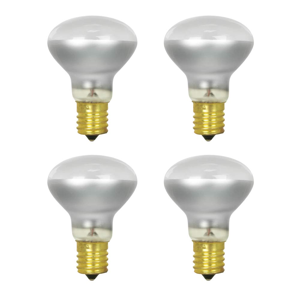 40W R14 Reflector Light Bulb, E17 Intermediate Base, 280 Lumens ...