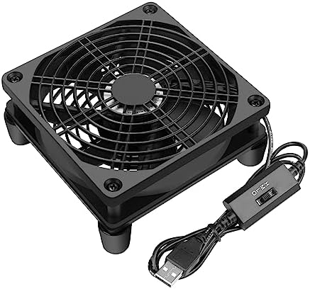 Amazon.com: GDSTIME Rounter TV Box Cooling Fan with Speed Control ...