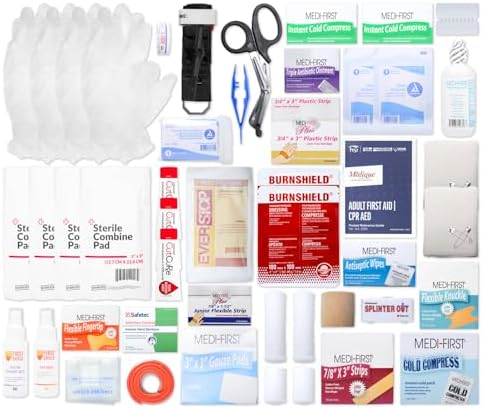 Amazon.com: MFASCO First Aid Kit Refill Pack - 414 pcs - ANSI 2021 ...