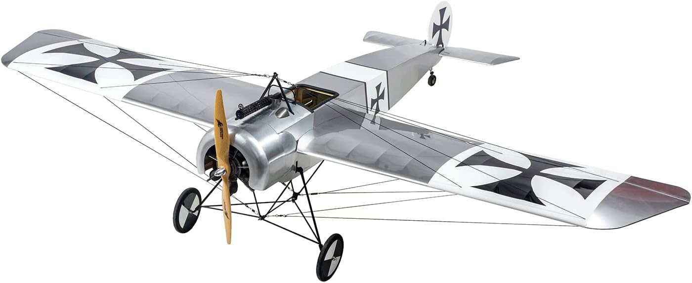 Amazon.com: DW Hobby 1.58M Balsa ARF Fokker-Eindecker (SCG2404) : Toys ...