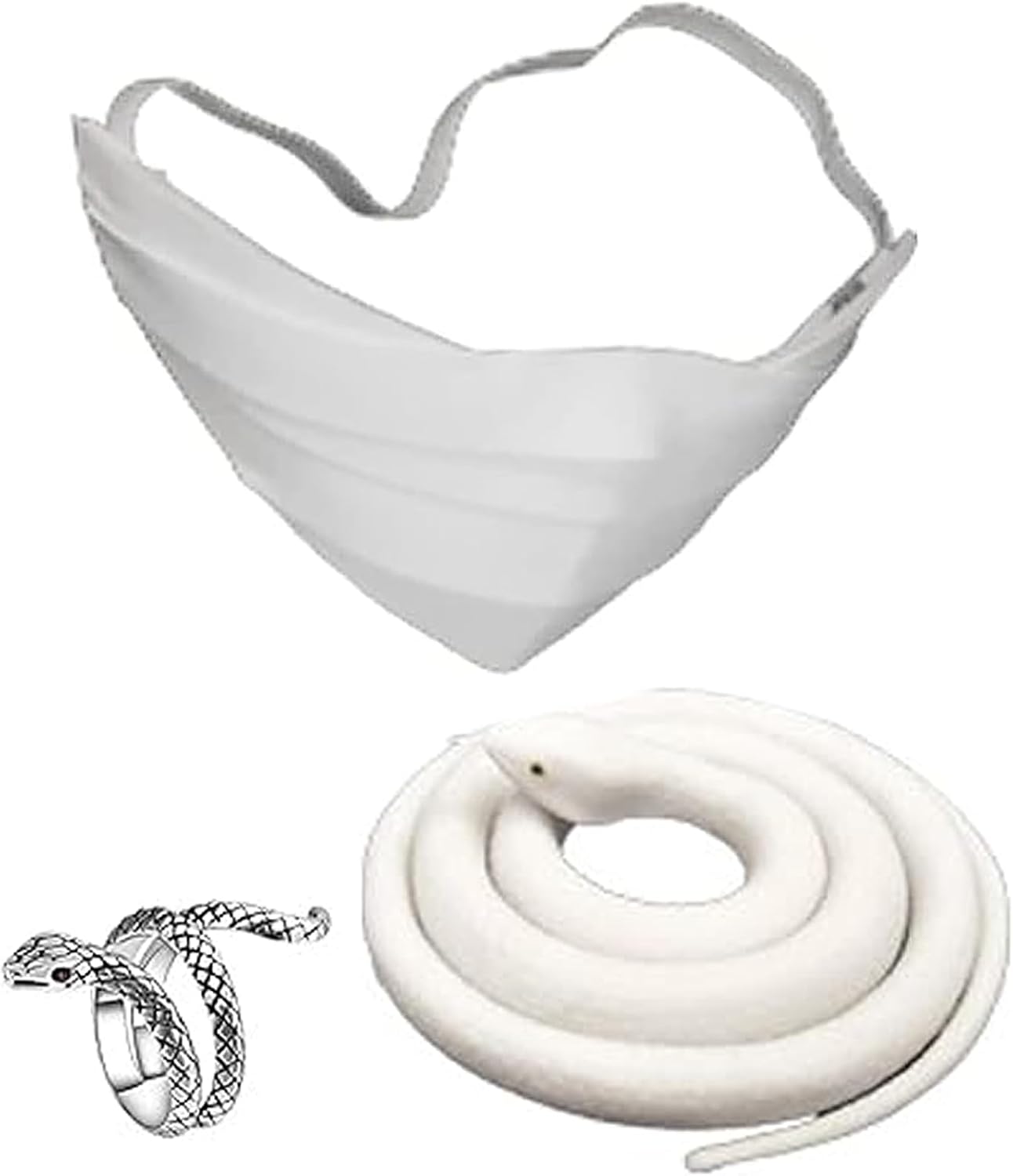 Amazon.com: MANYEER Iguro-Obanai Mask Anime Cosplay Snake and Ring ...