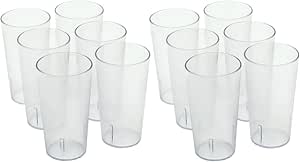 Amazon.com | ChefLand Stackable Restaurant Beverage Cup Break-Resistant ...