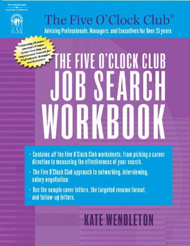 Amazon.com: The Five O'Clock Club Job Search Workbook: 9781418040505 ...