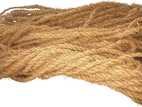 VIGNAYA Coconut Coir Rope, Coco Fibre Rope for Crafts, Garden, Well ...