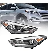 Amazon.com: Carlaihu For 2015 2016 2017 Hyundai Sonata Halogen ...