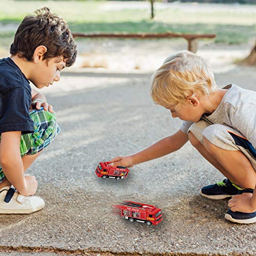 Snapklik.com : ArtCreativity 5 Inch Diecast Fire Engine Rescue Trucks ...